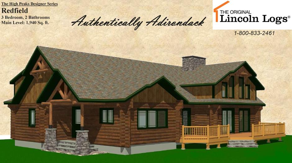 Custom Log & Panelized Homes : The Original Lincoln Logs